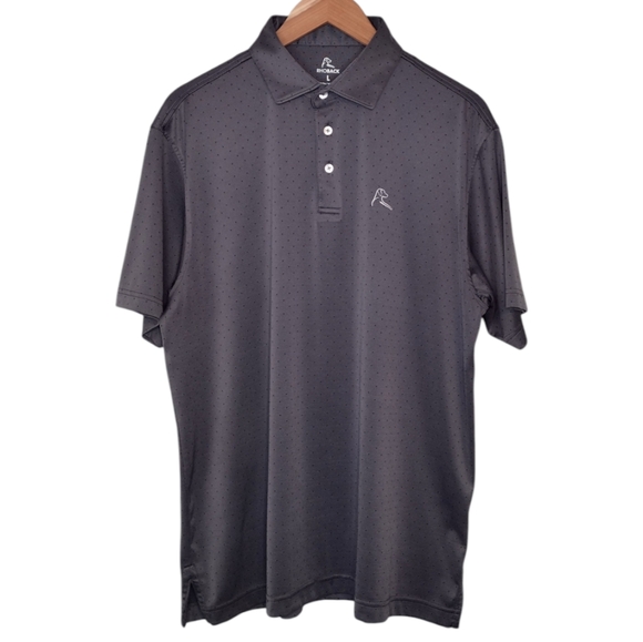 Rhoback | Shirts | Rhoback Mens Black Polka Dot Stretch Performance ...